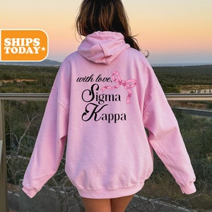 Sigma Kappa Sorority Sweatshirt | Sig Kap Sorority Letters | Greek ...