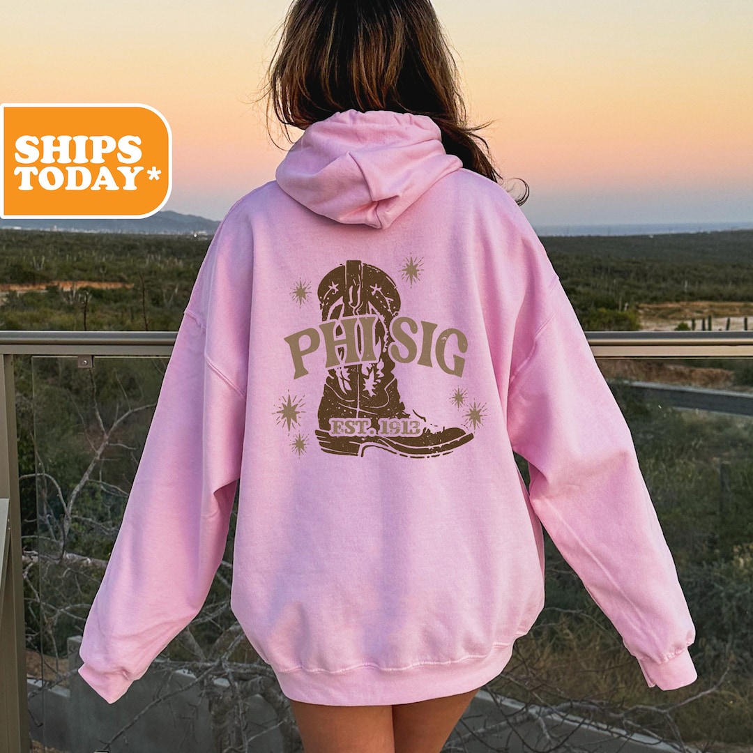 Phi Sigma Sigma Sorority Sweatshirt | Phi Sig Country Sweatshirt ...