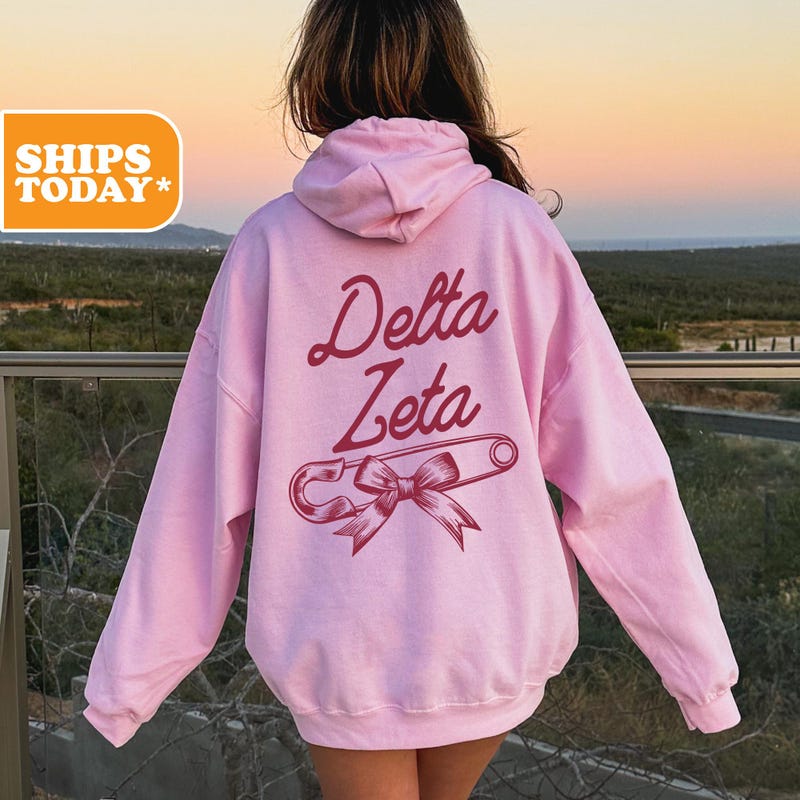 Hoodie Delta Zeta Apparel - Etsy