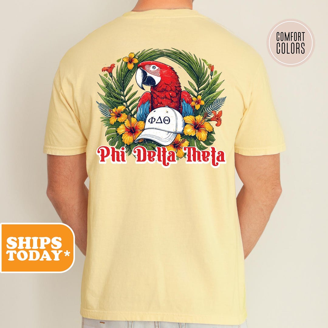 Phi Delta Theta Springbreak Comfort Colors Fraternity T-shirt | Phi ...