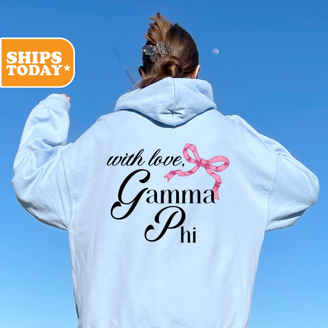 Gamma Phi Beta Sorority Sweatshirt | Gamma Phi Sorority Letters | Greek ...