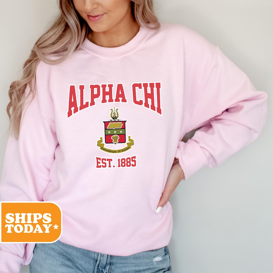 Alpha Chi Omega Legacy Luxe Sorority Sweatshirt | ACHIO Preppy Hoodie ...