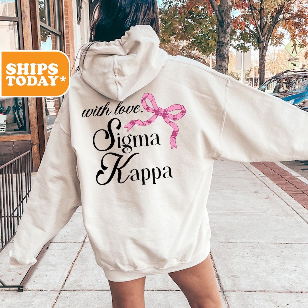 Sigma Kappa Sorority Sweatshirt | Sig Kap Sorority Letters | Greek ...
