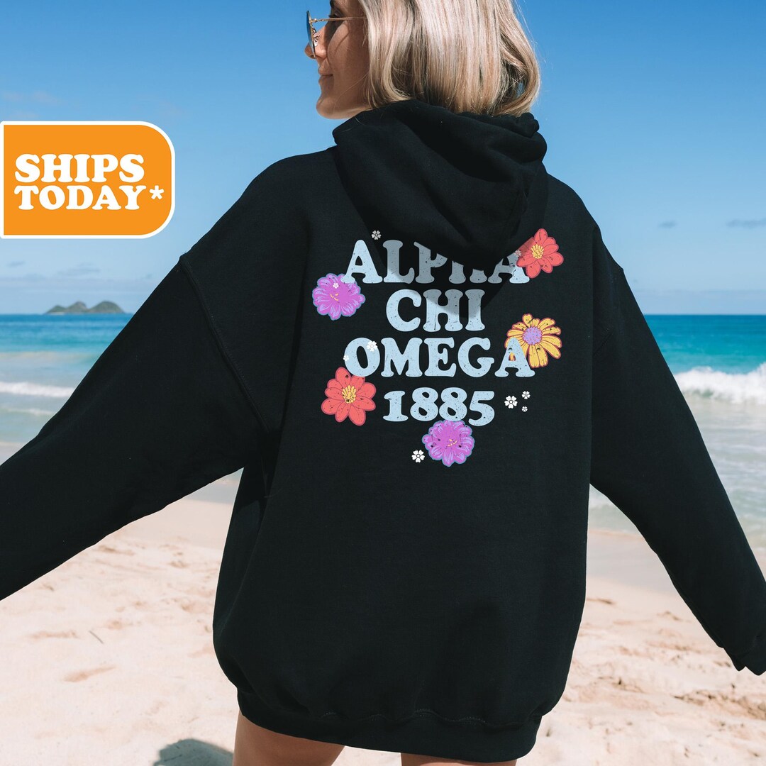 Alpha Chi Omega Sorority Sweatshirt | ACHIO Greek Letters | Sorority ...