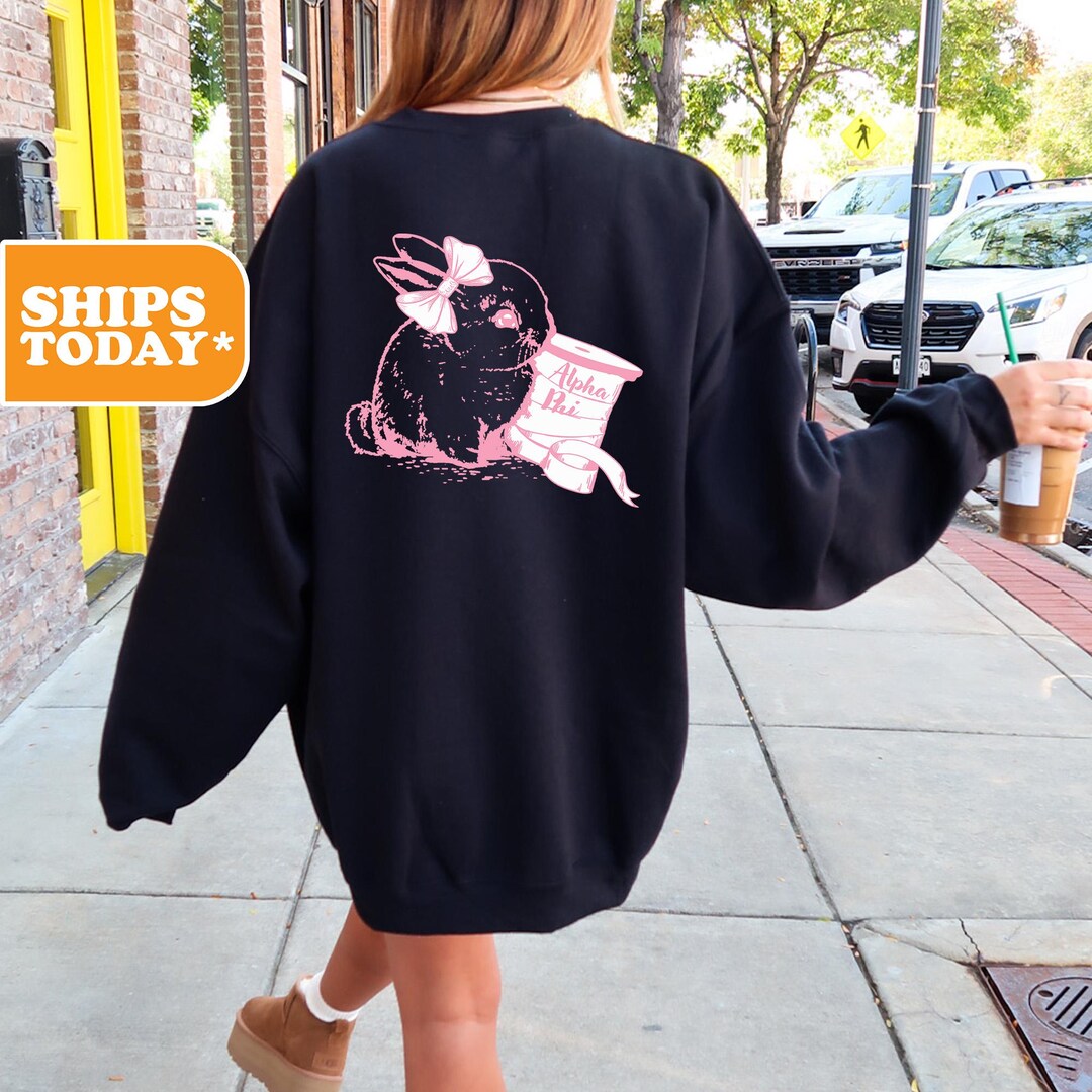 Alpha Phi Sweet Stitches Sorority Sweatshirt | APHI Sorority Hoodie ...