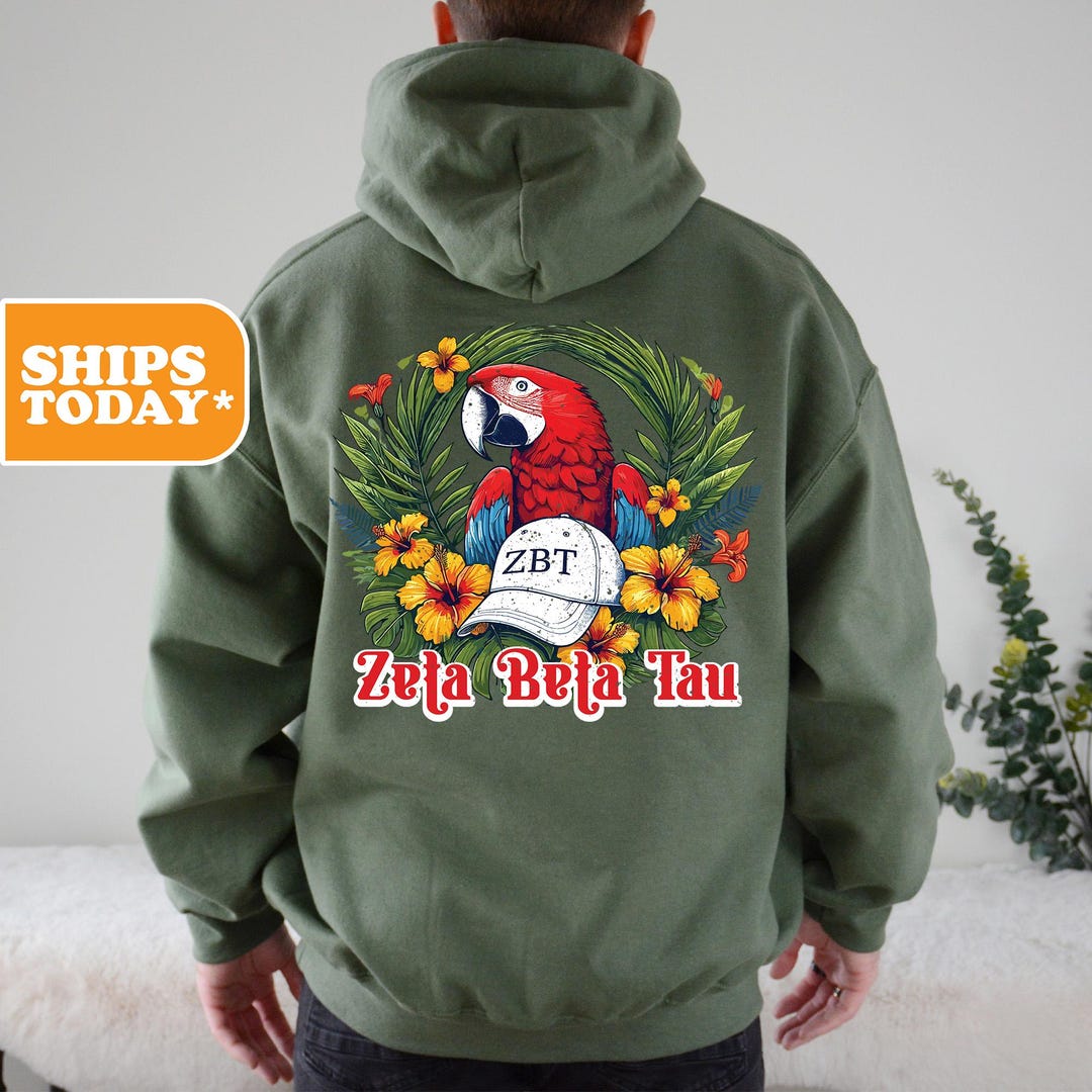 Zeta Beta Tau Springbreak Fraternity Sweatshirt | ZBT Fraternity Hoodie ...
