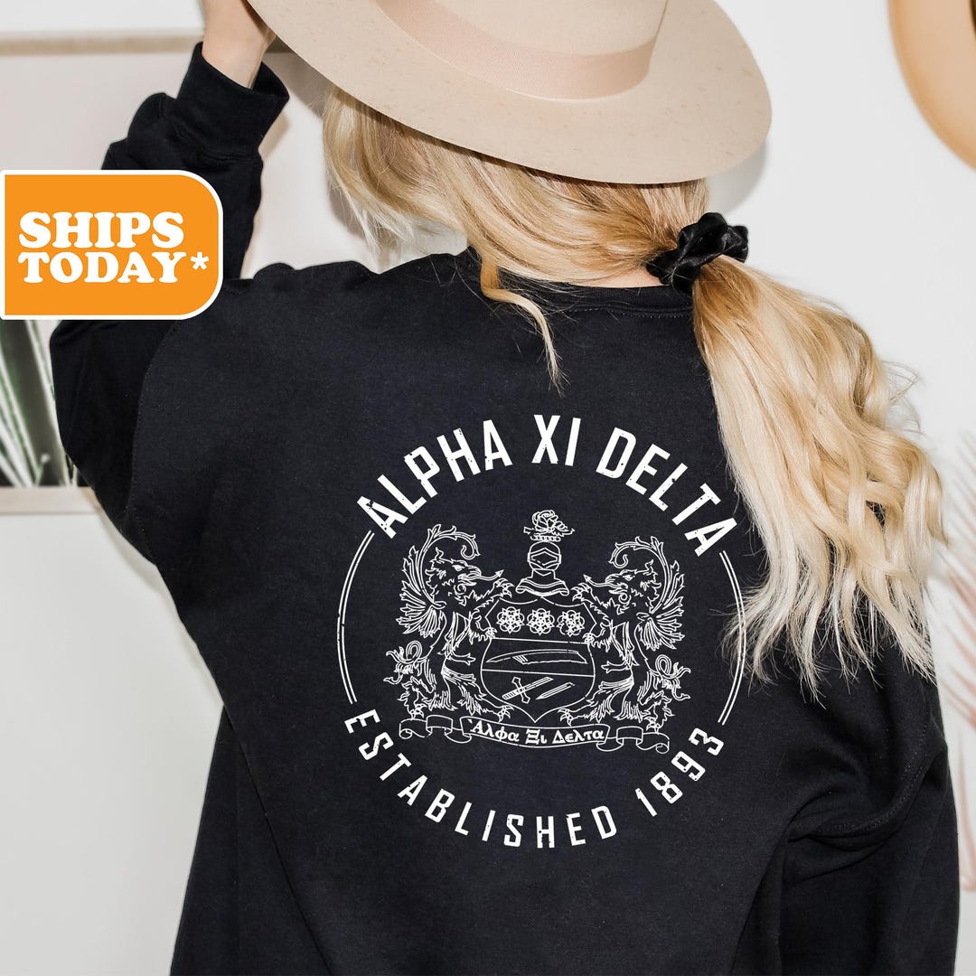 Alpha Xi Delta Sorority Sweatshirt | Alpha Xi Sorority Merch | Greek ...