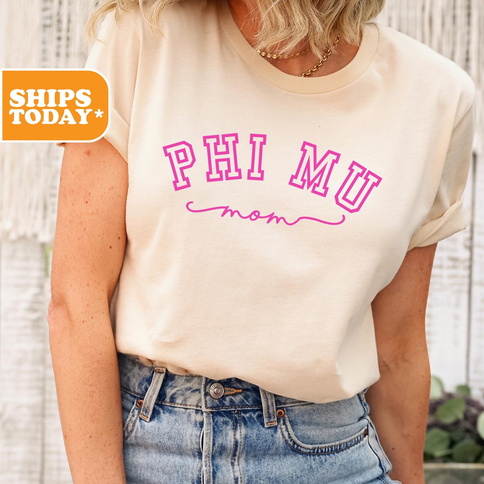 Phi Mu Proud Mom Comfort Colors Sorority T-shirt | Phi Mu Sorority ...