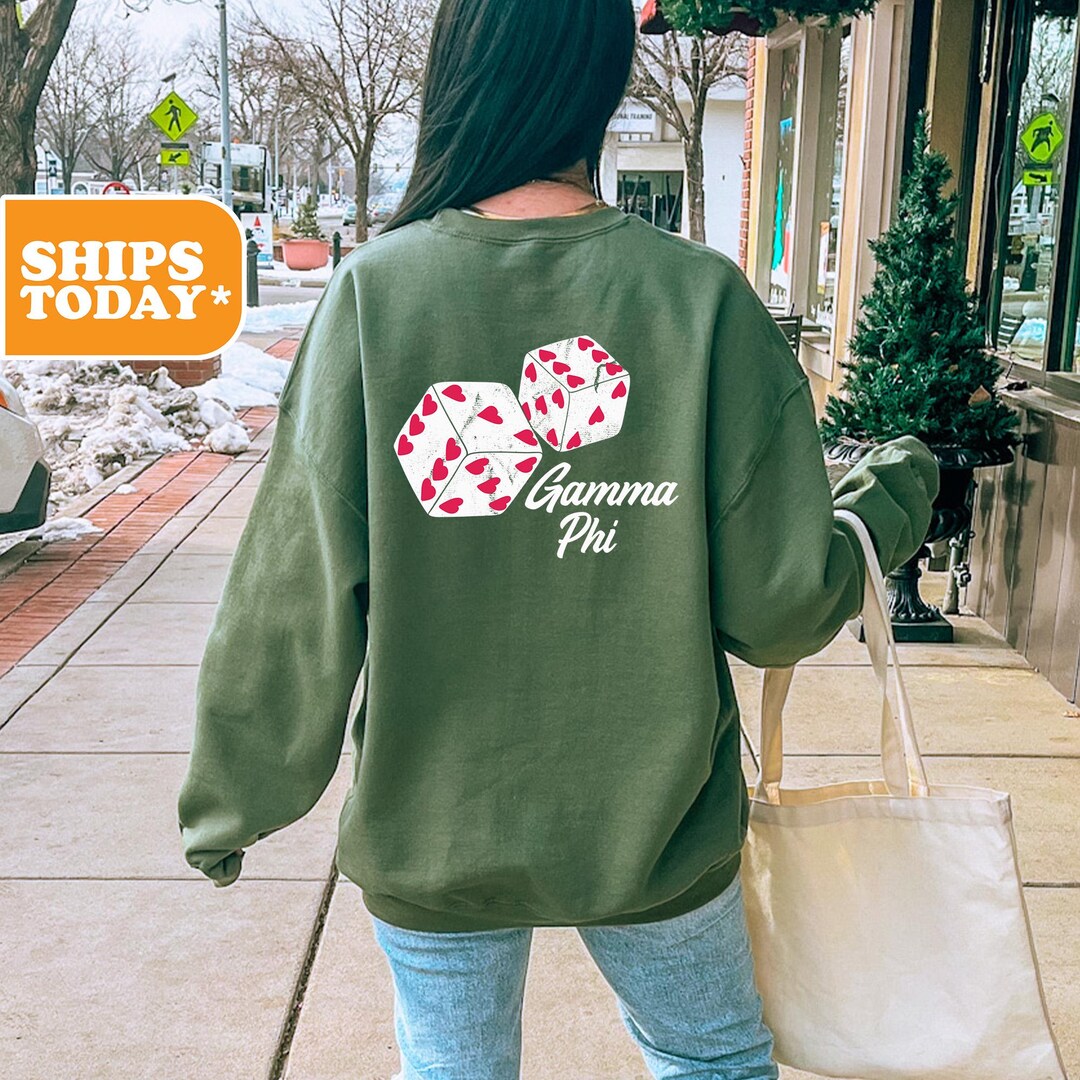 Gamma Phi Beta Lucky in Love Sorority Sweatshirt | Gamma Phi Sorority ...