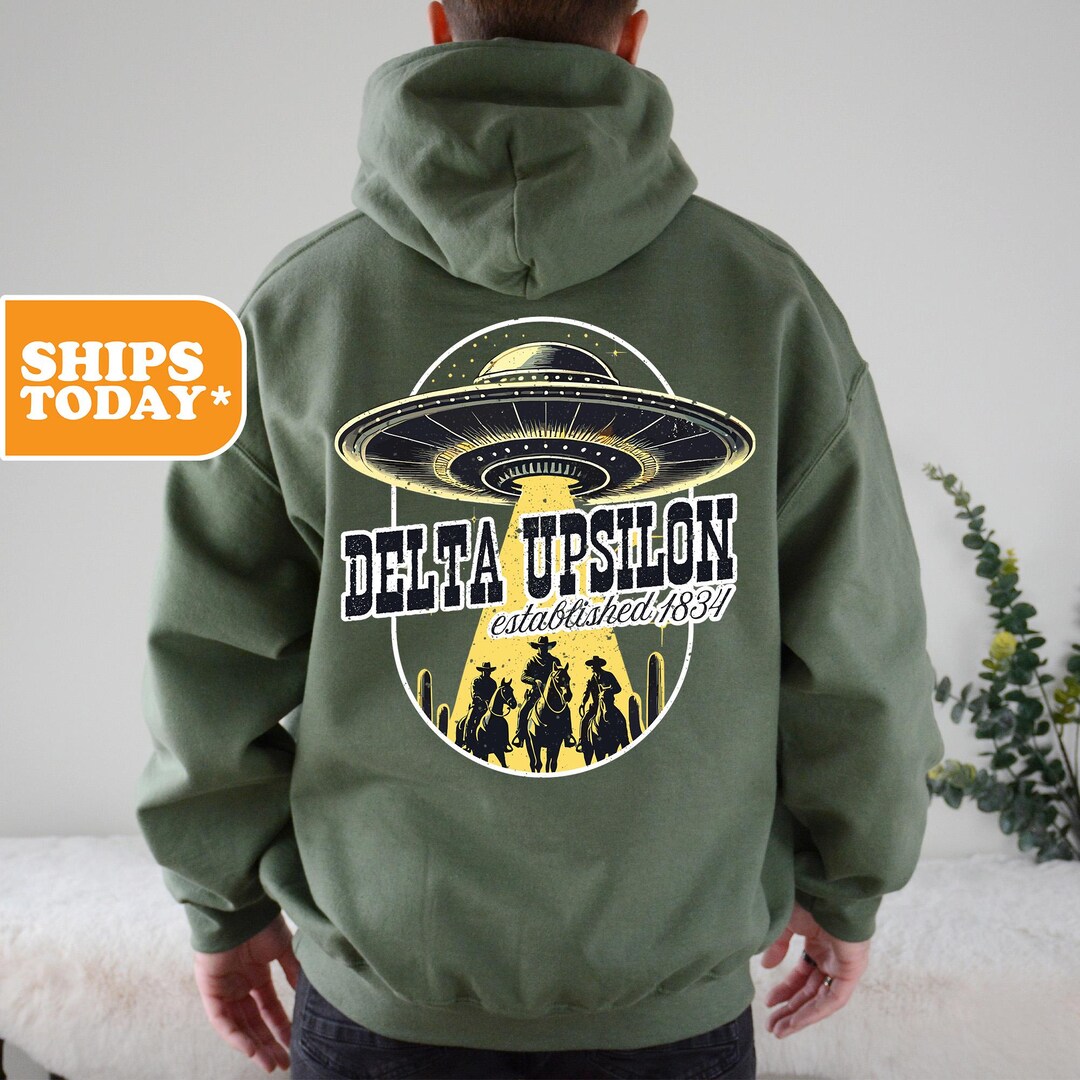 Delta Upsilon Spacefarer Fraternity Sweatshirt | DU Fraternity Hoodie ...