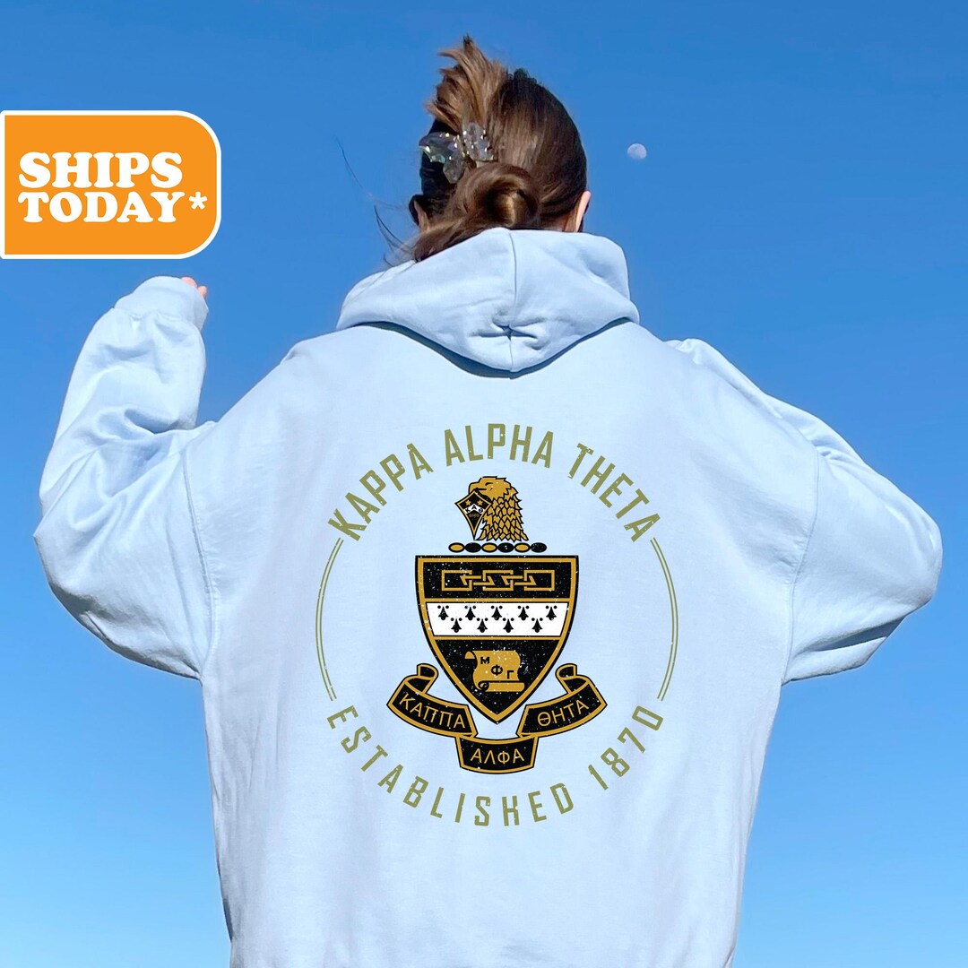 Kappa Alpha Theta Sorority Sweatshirt | Theta Crewneck Sweatshirt | Preppy Hoodie | Greek Gifts ...