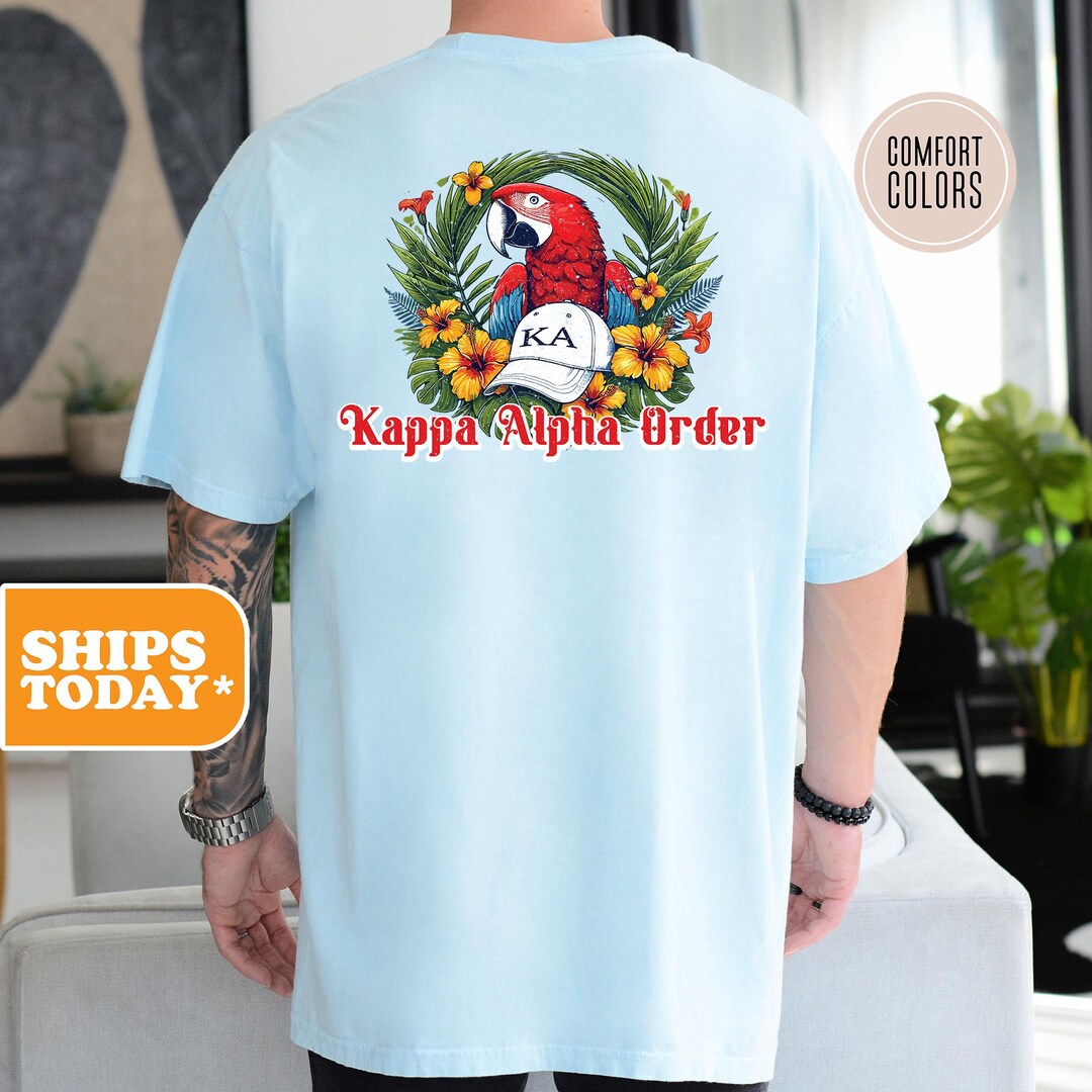 Kappa Alpha Order Springbreak Comfort Colors Fraternity T-shirt | Kappa ...