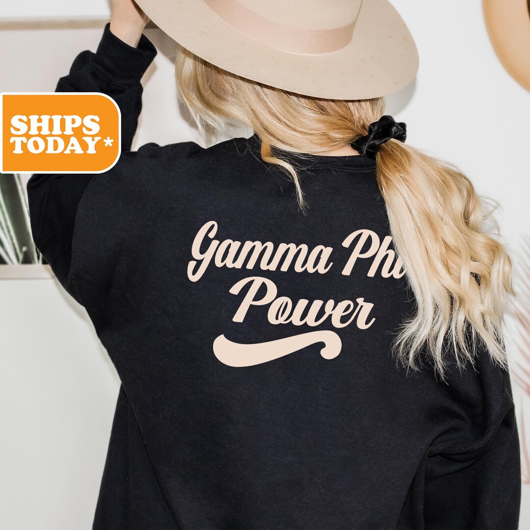 Gamma Phi Beta Powerwave Sorority Sweatshirt | Gamma Phi Sorority ...