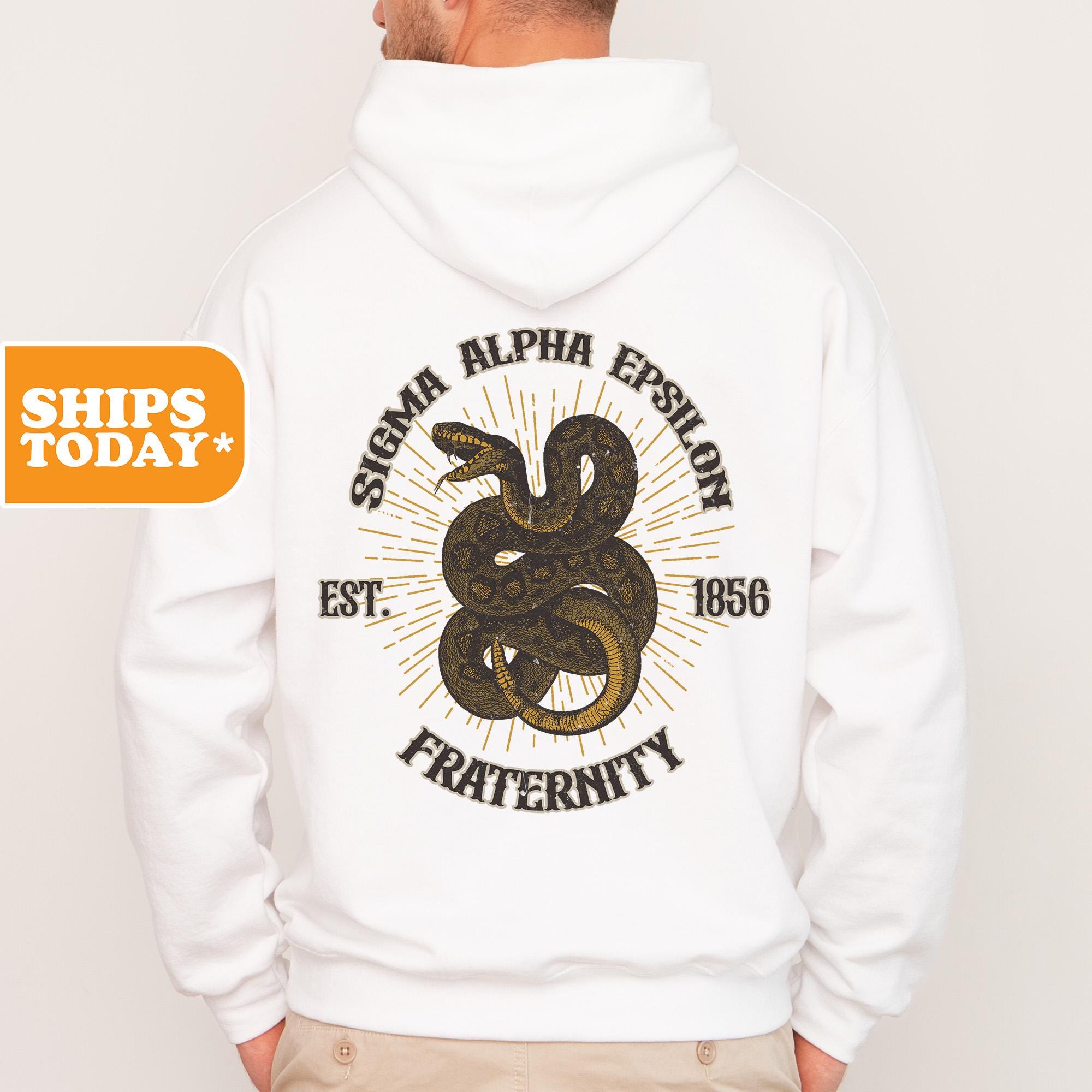 Sigma Alpha Epsilon Serpent Strike Fraternity Sweatshirt | SAE ...