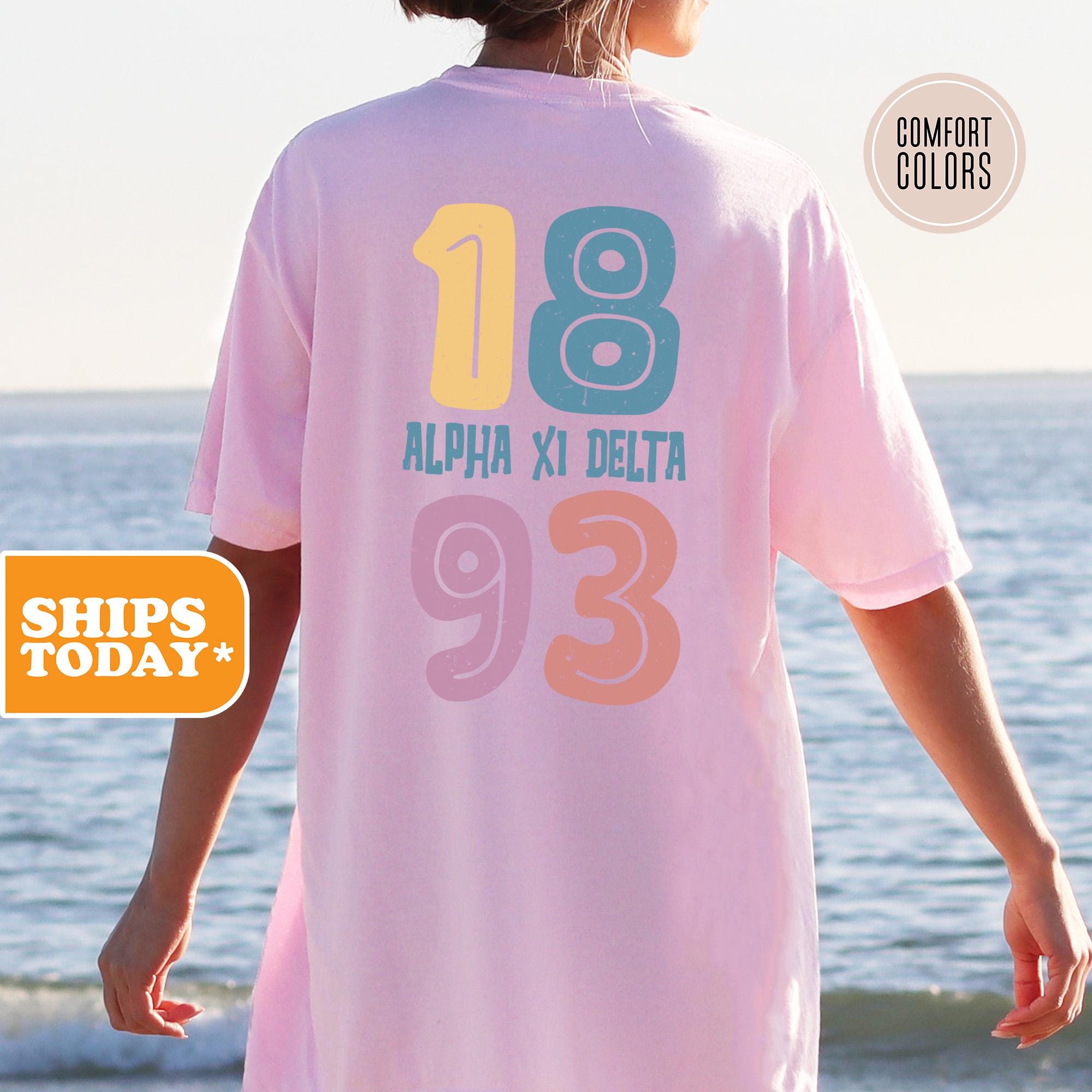 Alpha Xi Delta Big Year Comfort Colors Sorority T-shirt | AXID Sorority ...