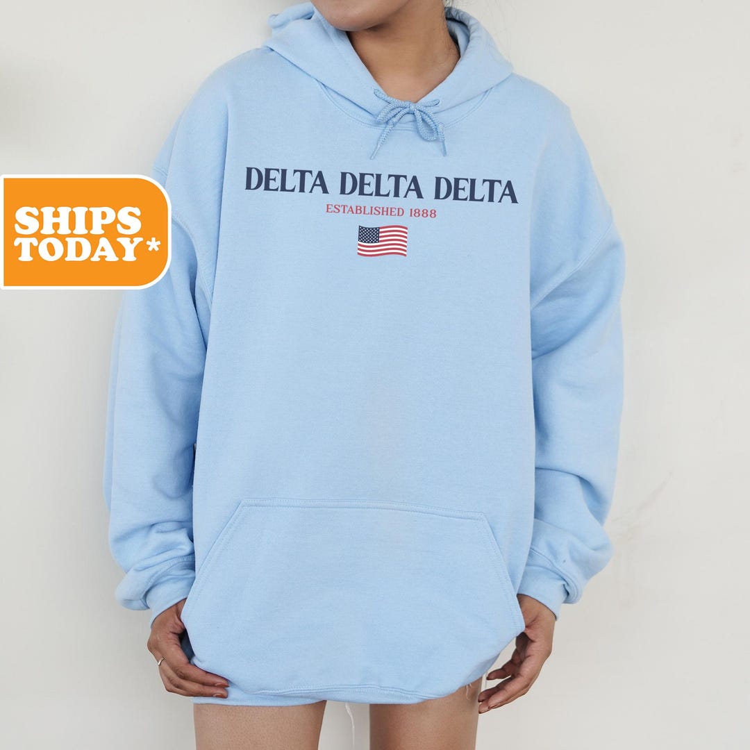 Delta Delta Delta Patriotic Pride Sorority Sweatshirt | Tri Delta ...