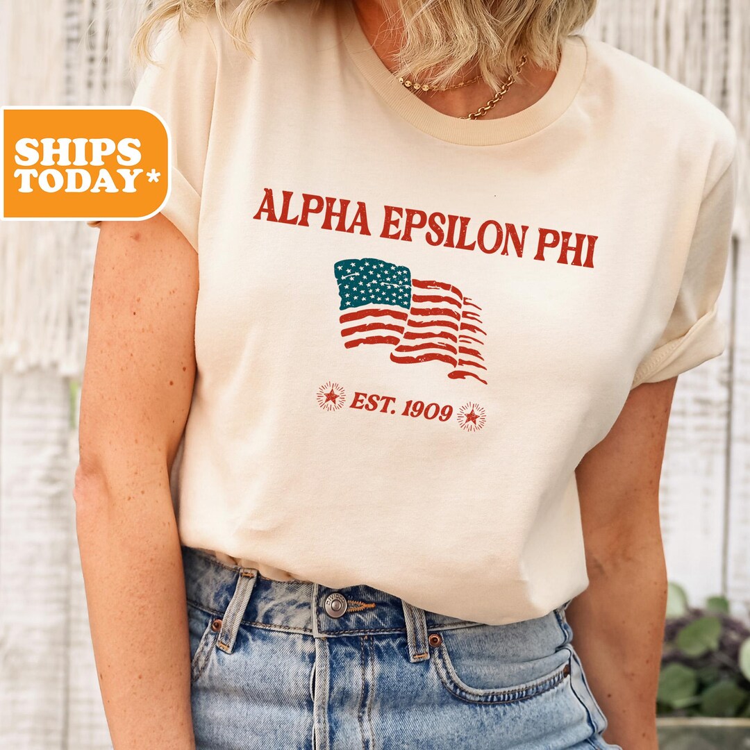 Alpha Epsilon Phi Comfort Colors Sorority T-shirt | AEPHI Sorority ...