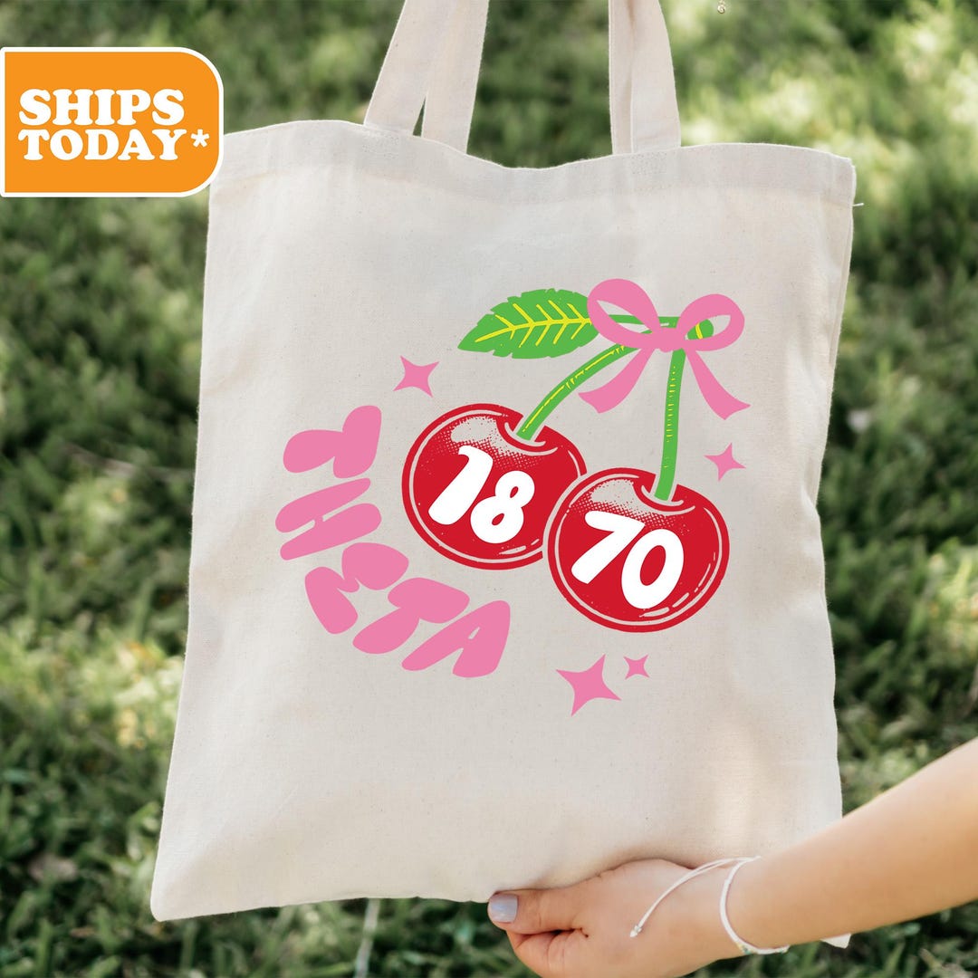 Kappa Alpha Theta Berry Rush Sorority Tote Bag | Theta Bid Day Gift ...