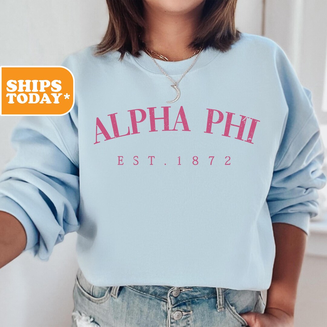 Alpha Phi Sorority Sweatshirt | APHI Sorority Merch | Big Little Reveal ...