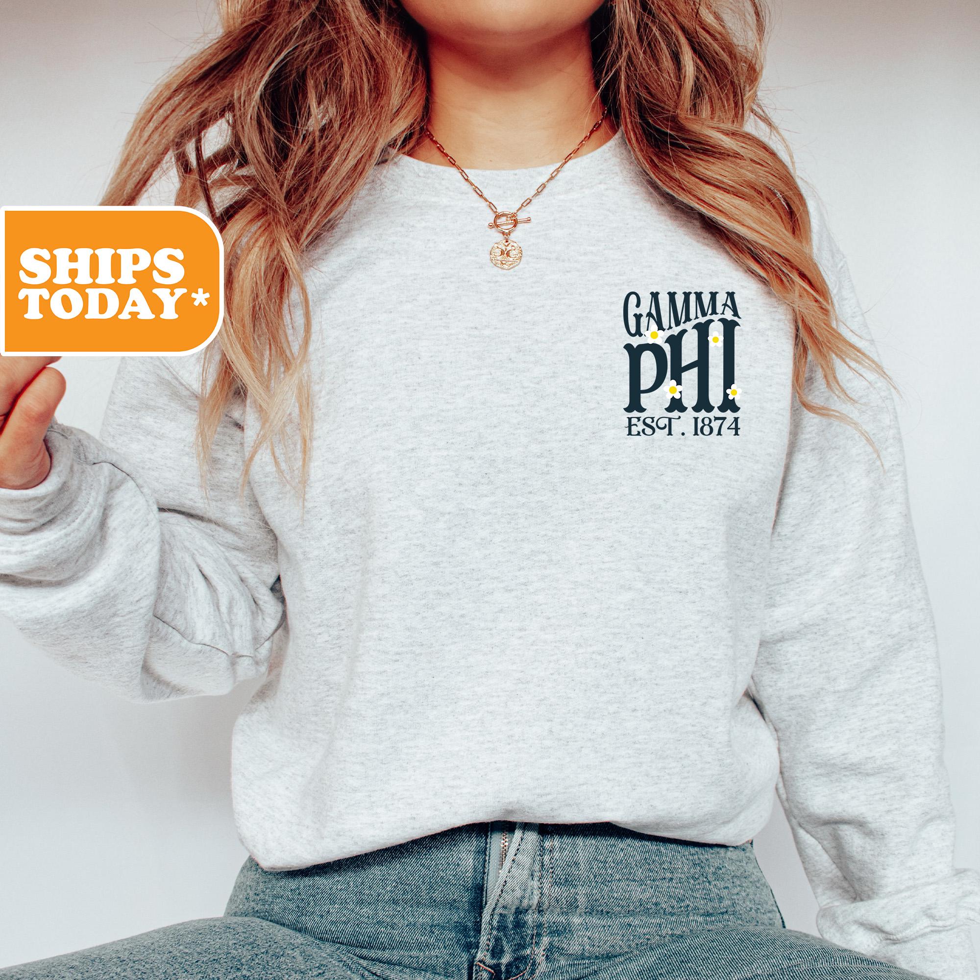 Gamma Phi Beta Tiny Blossoms Sorority Sweatshirt | Gamma Phi Sorority ...