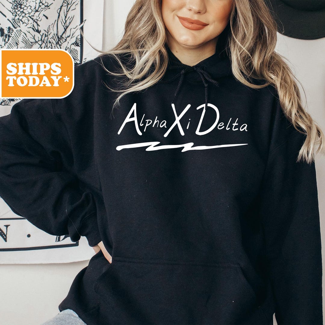 Alpha Xi Delta Sorority Sweatshirt | Alpha Xi Sorority Letters ...
