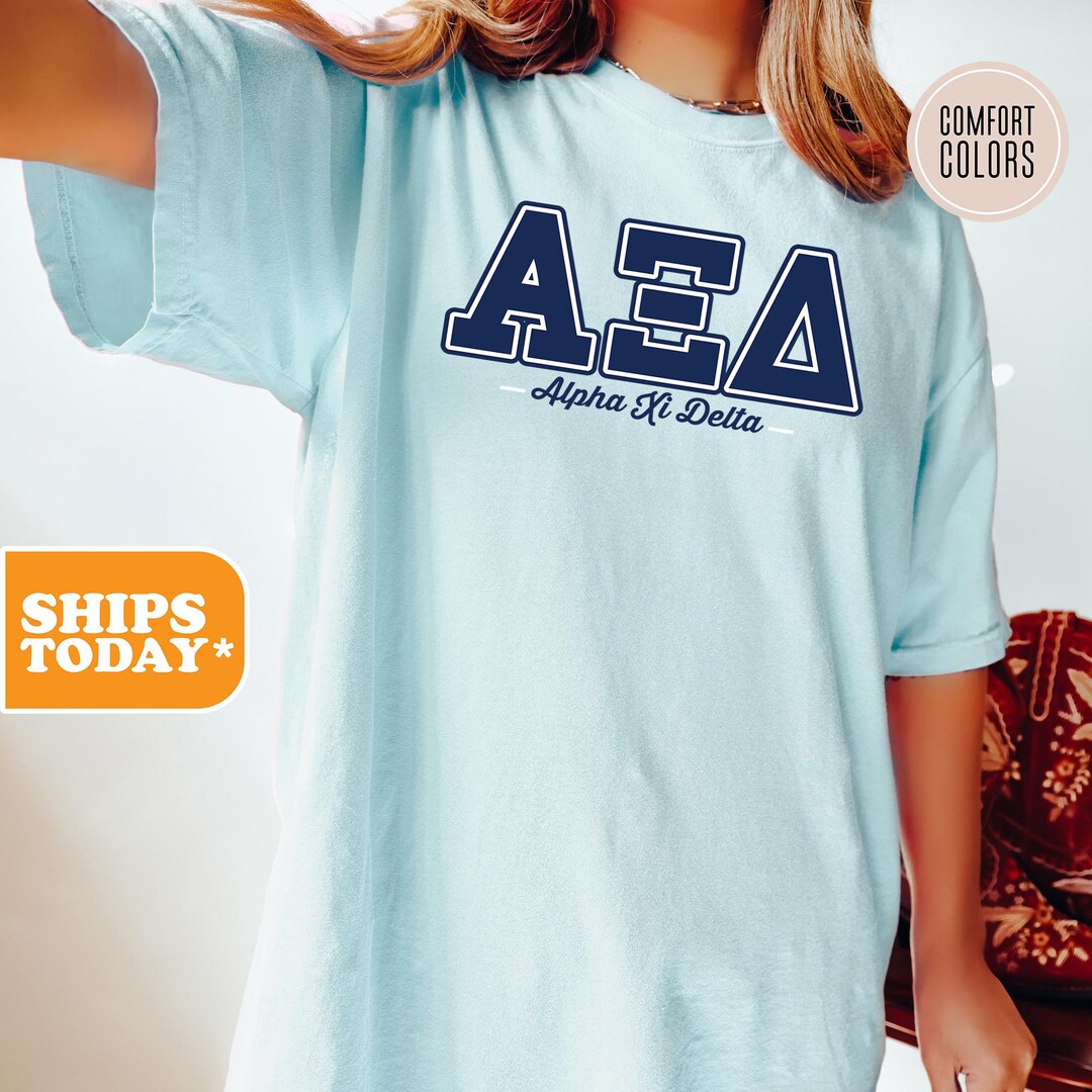 Alpha Xi Delta Identity Comfort Colors Sorority T-shirt | AXID Sorority ...
