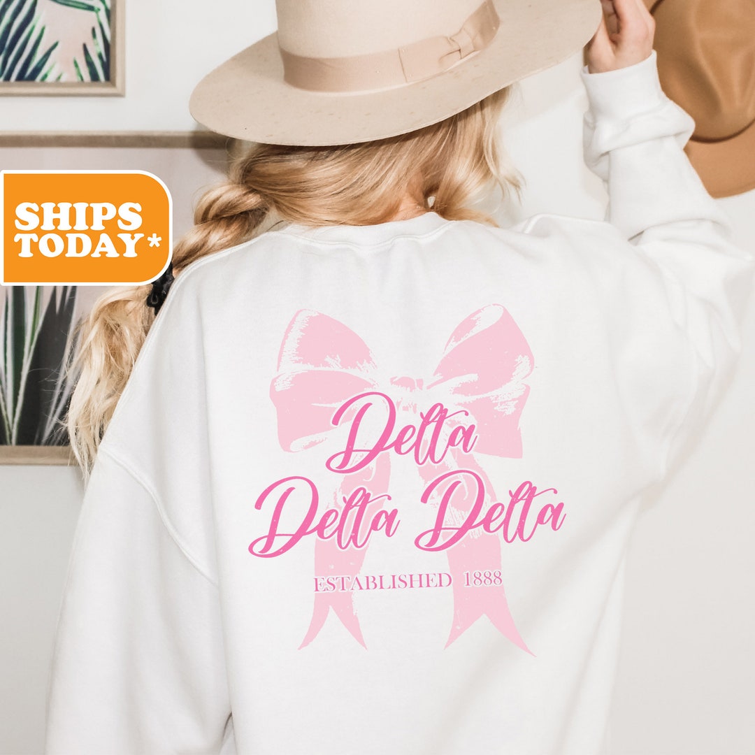 Delta Delta Delta Sorority Sweatshirt | Tri Delta Sorority Gifts ...