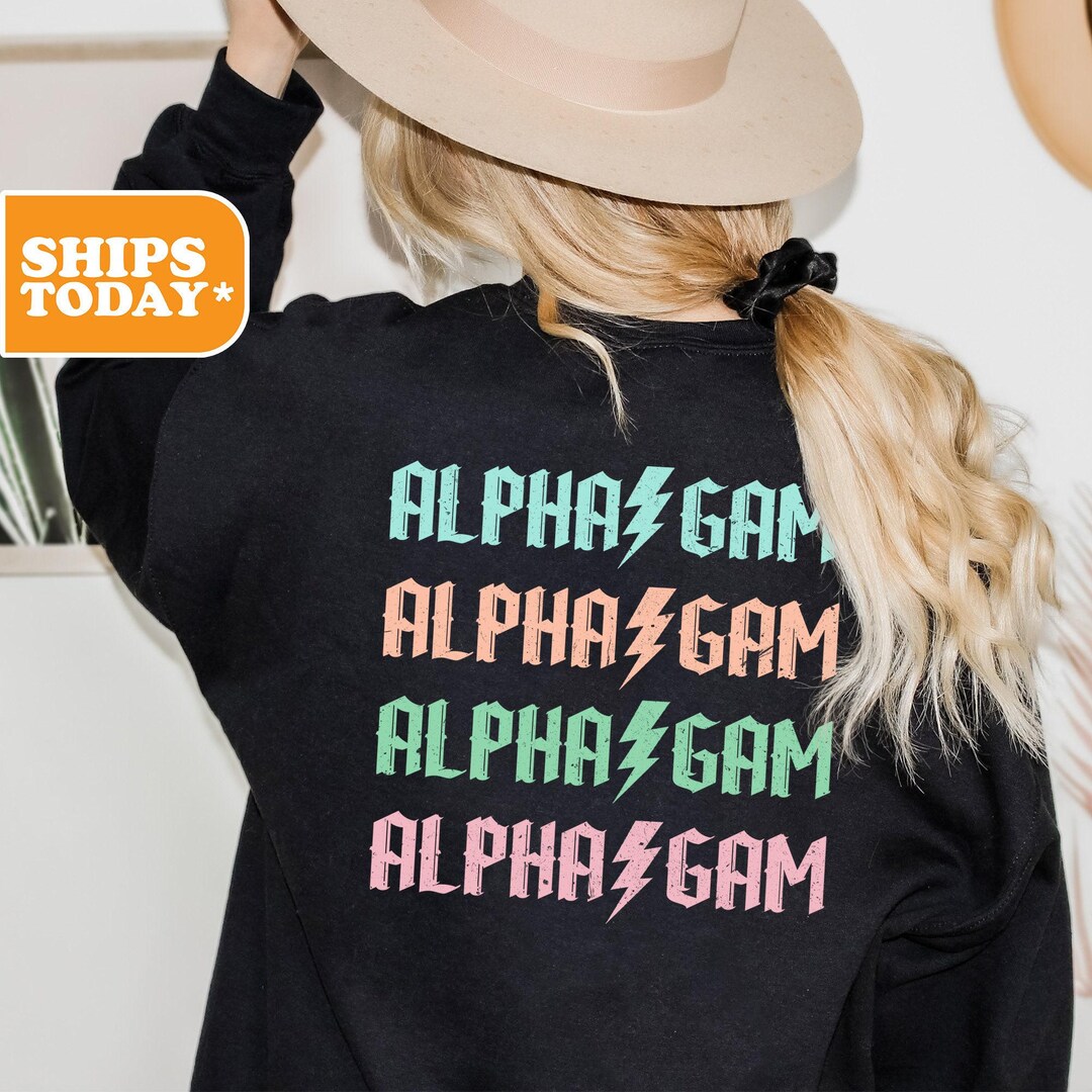 Alpha Gamma Delta Sorority Sweatshirt | Alpha Gam Preppy Hoodie ...