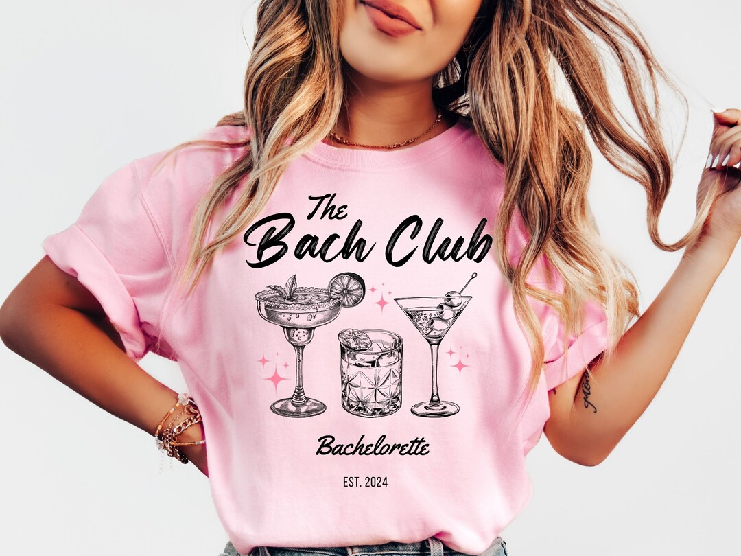 The Bach Club T-shirt | Bach Club Graphic Tee | Bachelorette Party T ...