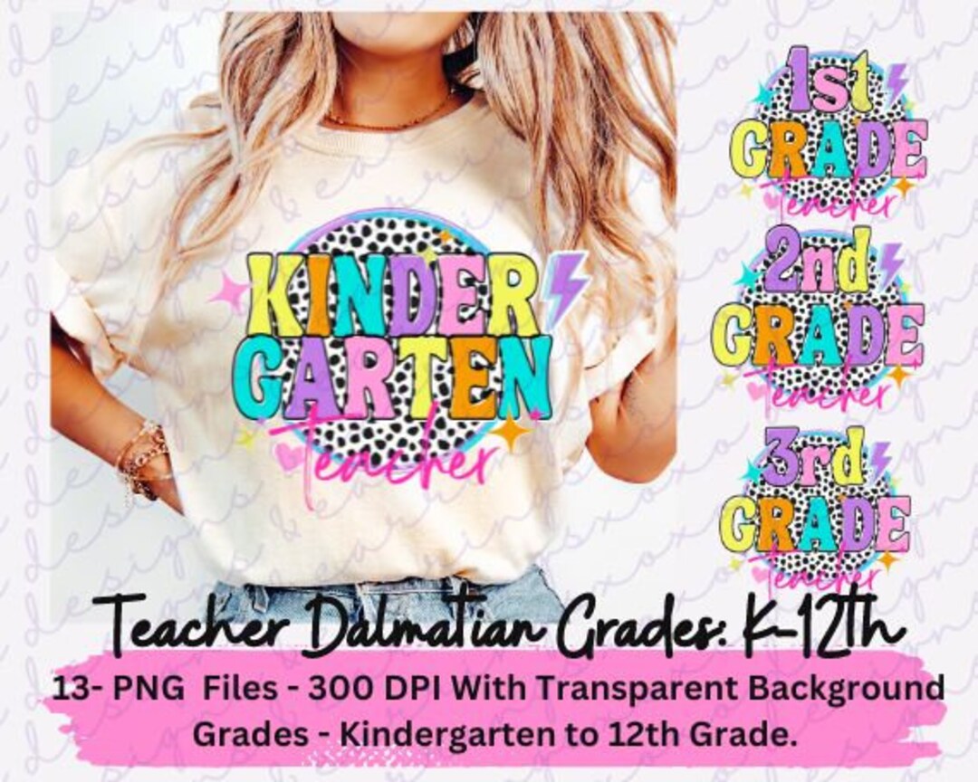 Pngs Teacher Dalmatian Dots, Kindergarten, 1st to 12th Grade, Teacher ...