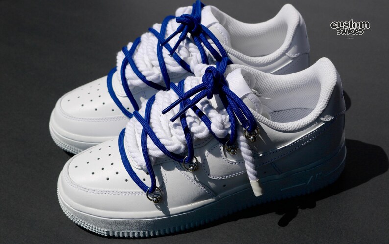 Custom AF1, Rope Laces Af1 , Rope Laces With Overlapping Laces ...