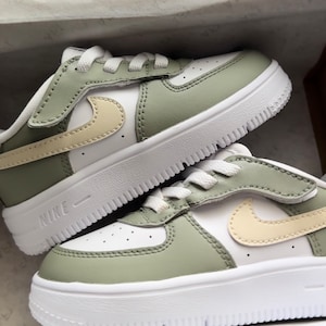 Olive Green AF1 | ‘easy On’ Toddler AF1 | Free US Shipping | Please ...