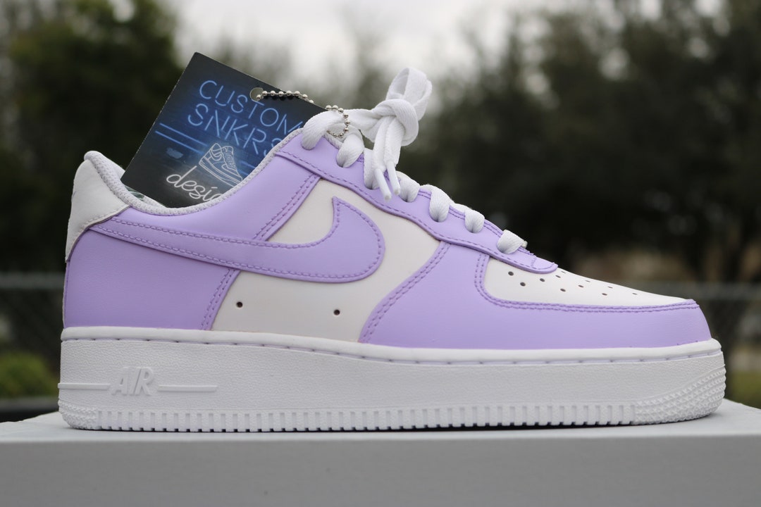 Custom Lilac Purple AF1, Lavender AF1, Custom Women’s AF1, Women’s AF1 ...