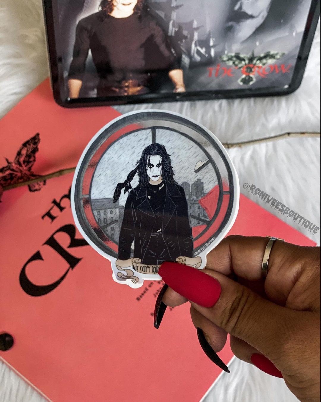 The Crow Eric Draven Sticker - Etsy