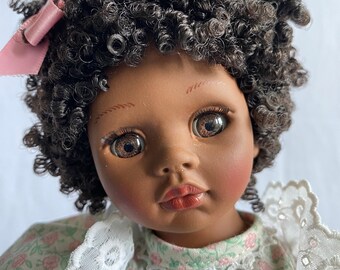 African American Vinyl Doll - Etsy