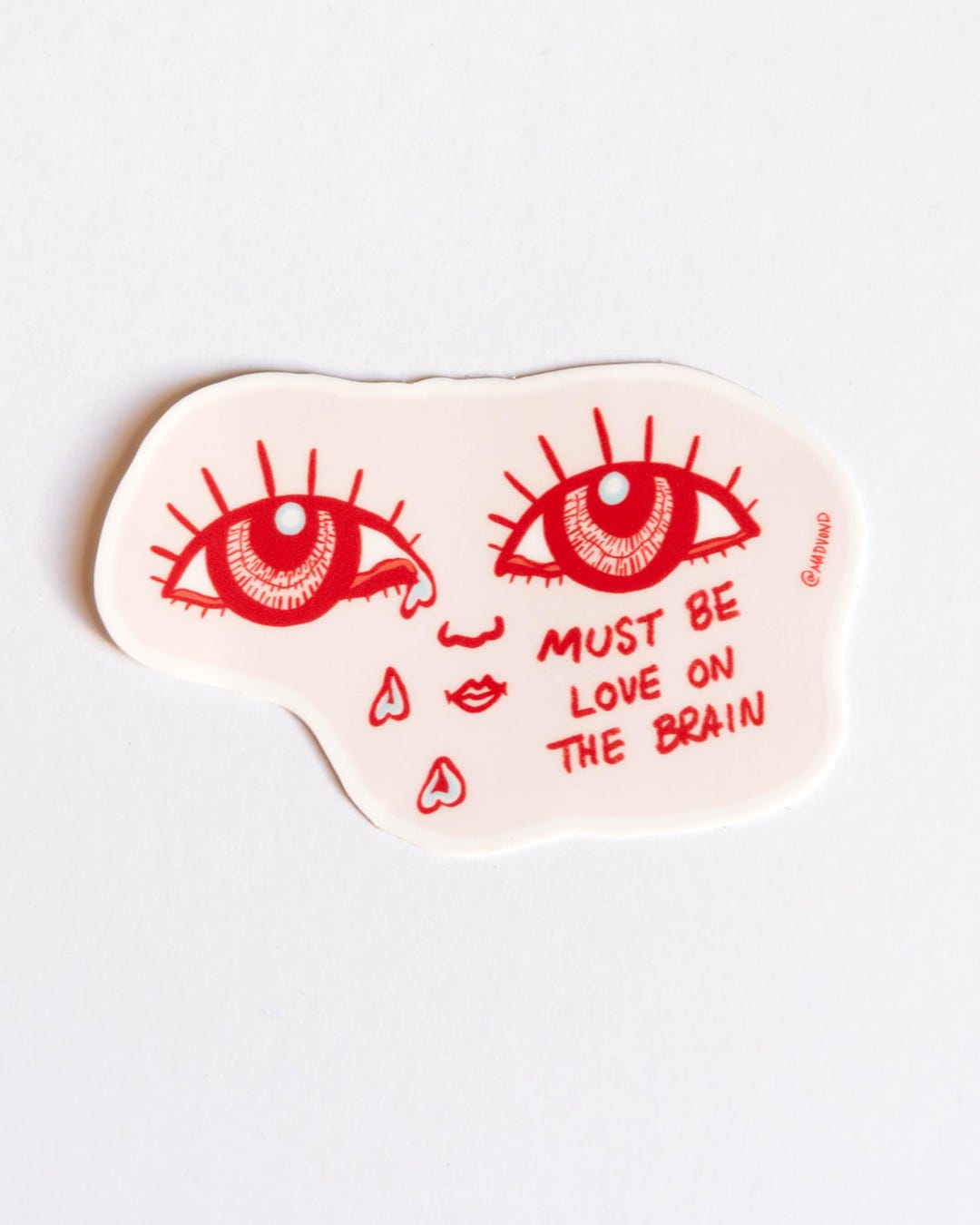 Valentine Eyes Sticker - Etsy
