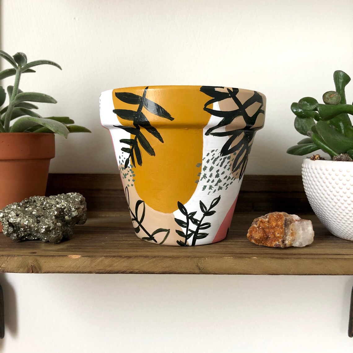 Boho Minimalist Plants Terracotta Pot - Etsy