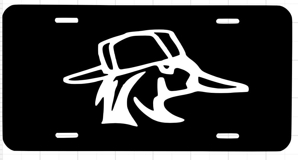 Duck With Backwards Hat License Plate - Etsy