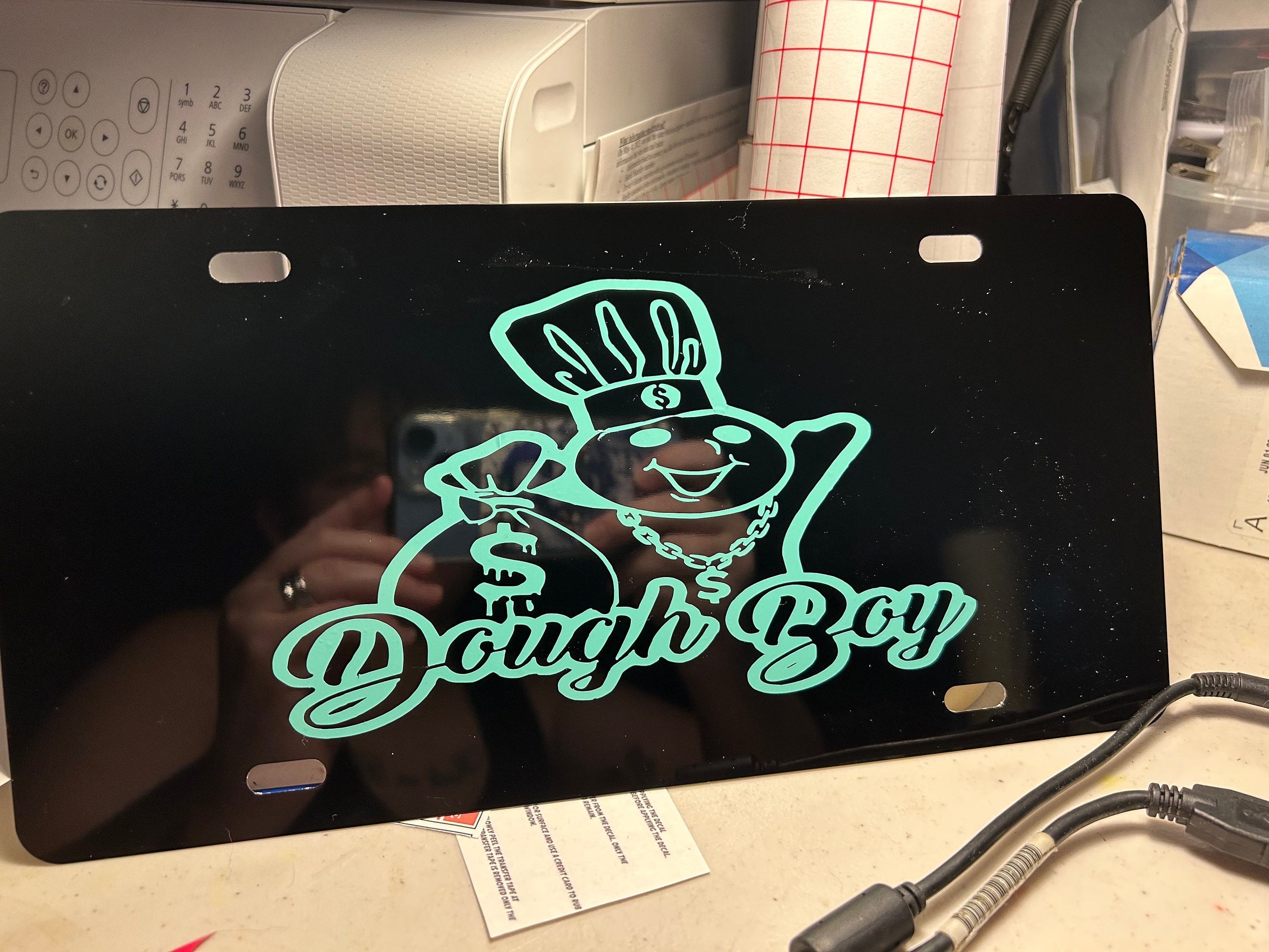 Dough Boy/ Dough Girl License Plate - License Plate/ - Etsy