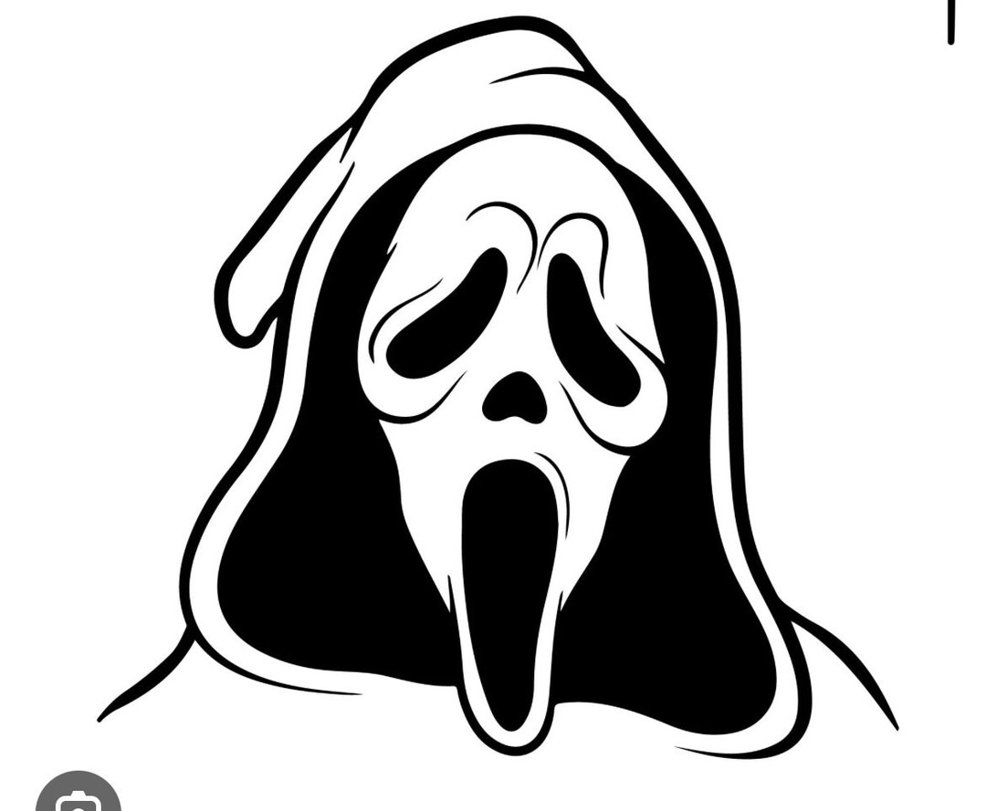 Scream Ghostface Decal Vinyl Sticker Scream Movie Window - Etsy