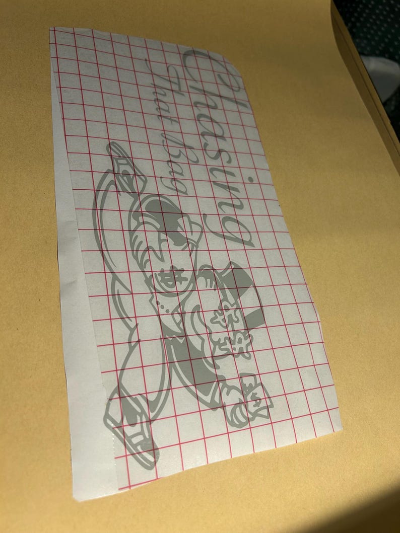 Chasing That Bag Vinyl Car Decal- - Etsy