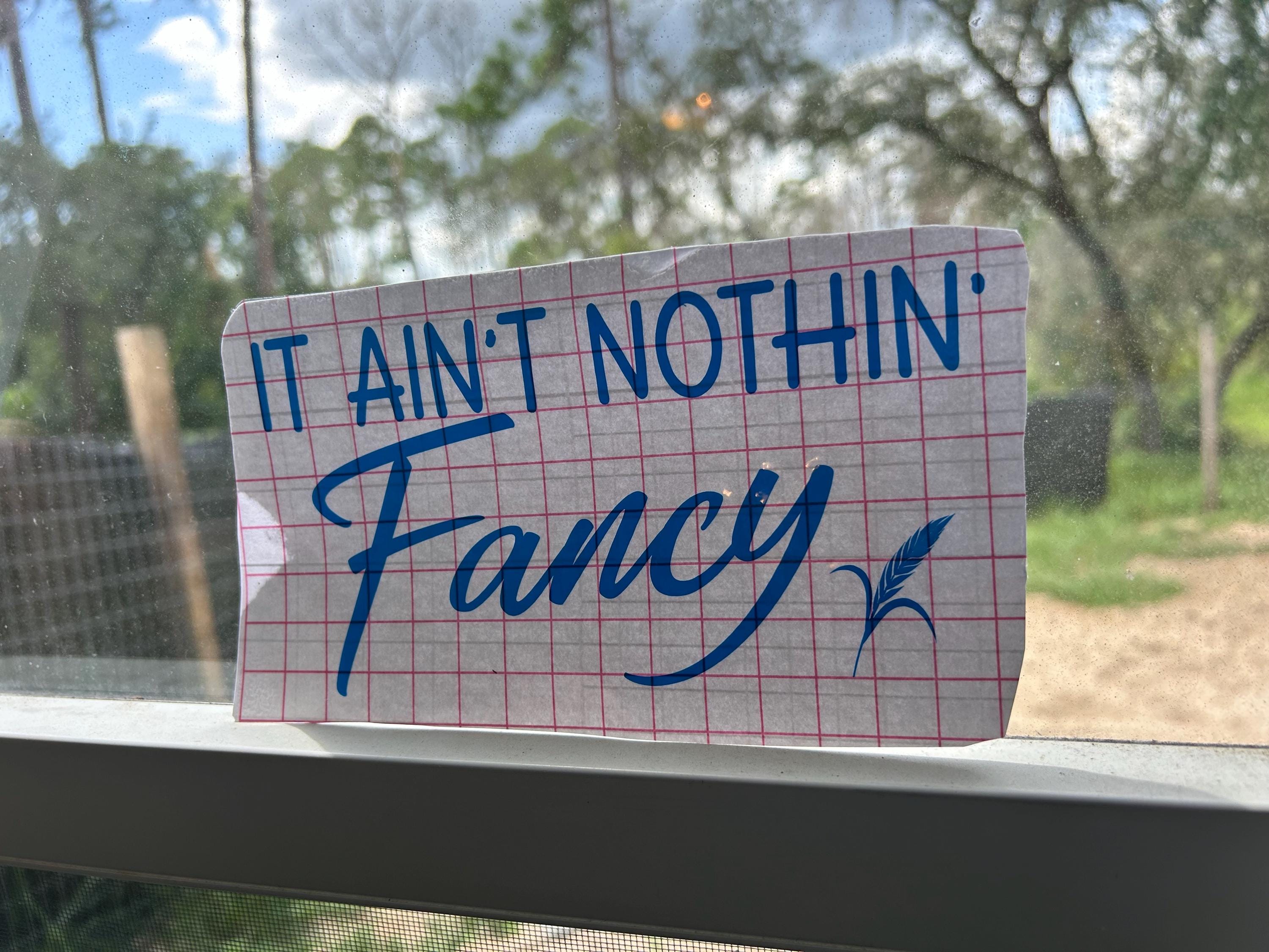 Nothing Fancy Decal - Etsy