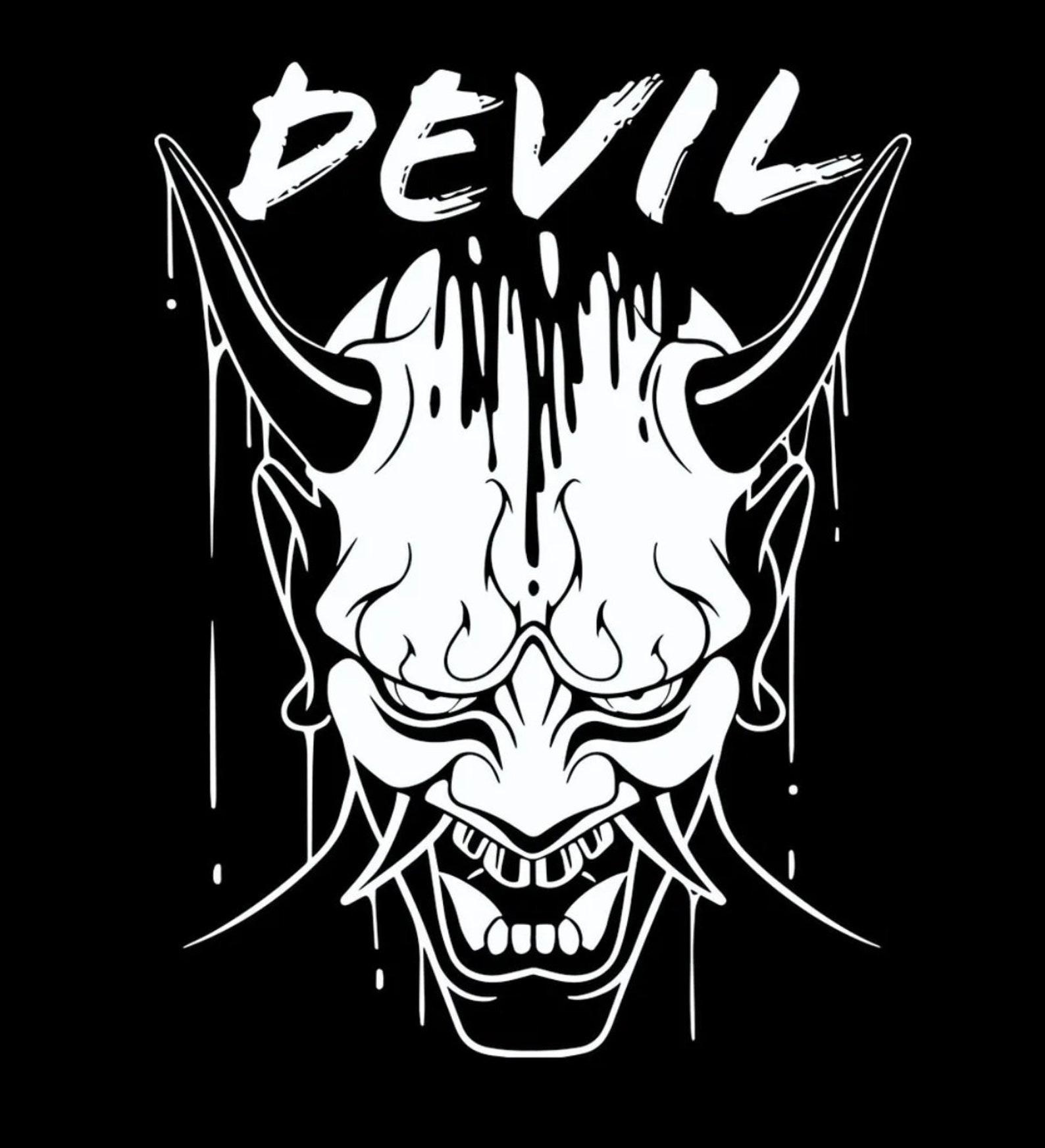 Japanese Hanya Mask Devil Car Stickers Exterior Car Styling Decoration ...