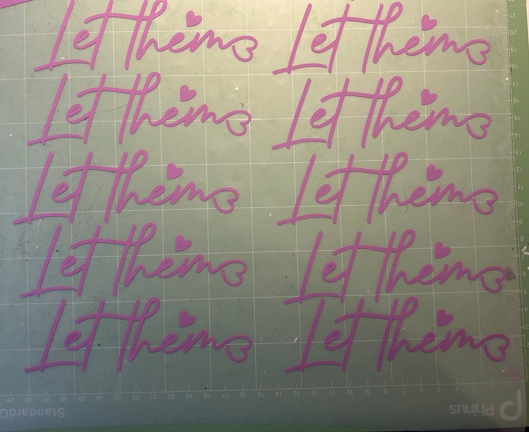 Let Them // Mental Health Awareness // Bumper Sticker // Self Love ...