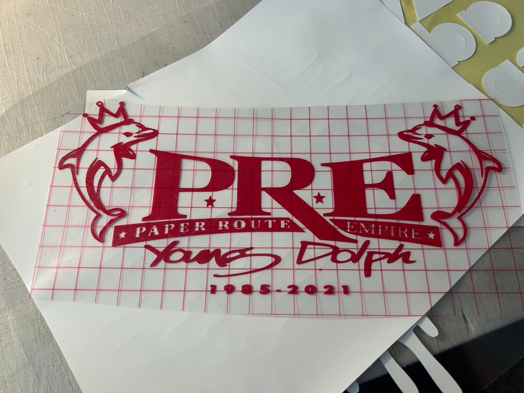 Paper Route Empire Vinyl Car Decal- P.R.E/ Young Dolph - Etsy