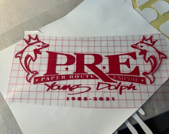 Paper Route Empire Vinyl Car Decal P.R.E - Etsy