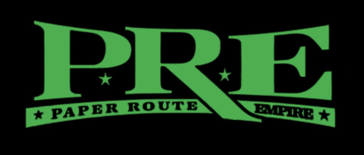 Paper Route Empire Vinyl Car Decal P.R.E/ Glow in Darkavailable Also - Etsy