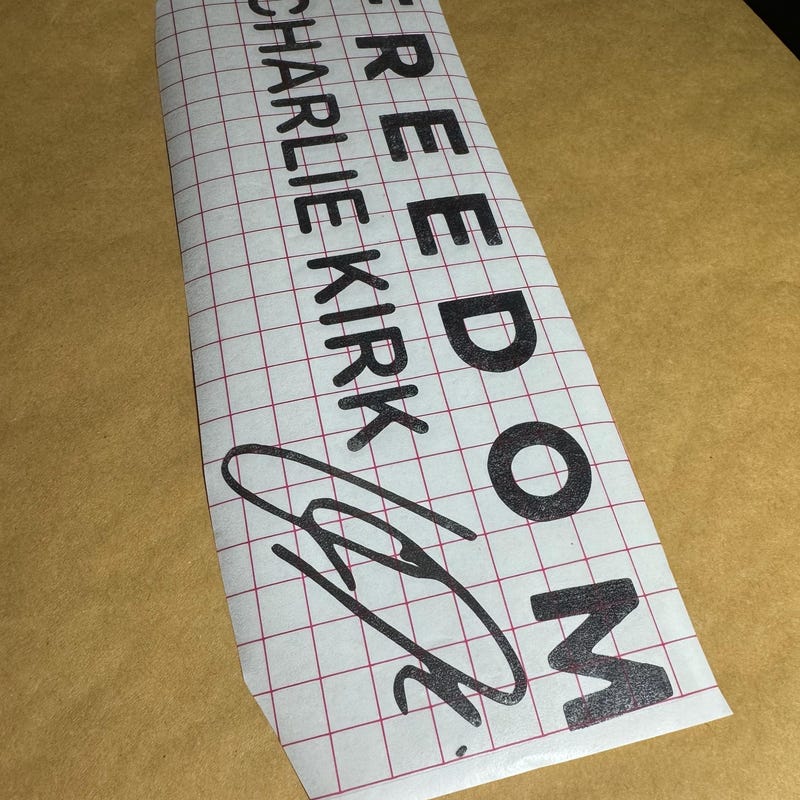 Charlie Kirk Bumper Stickers - Etsy