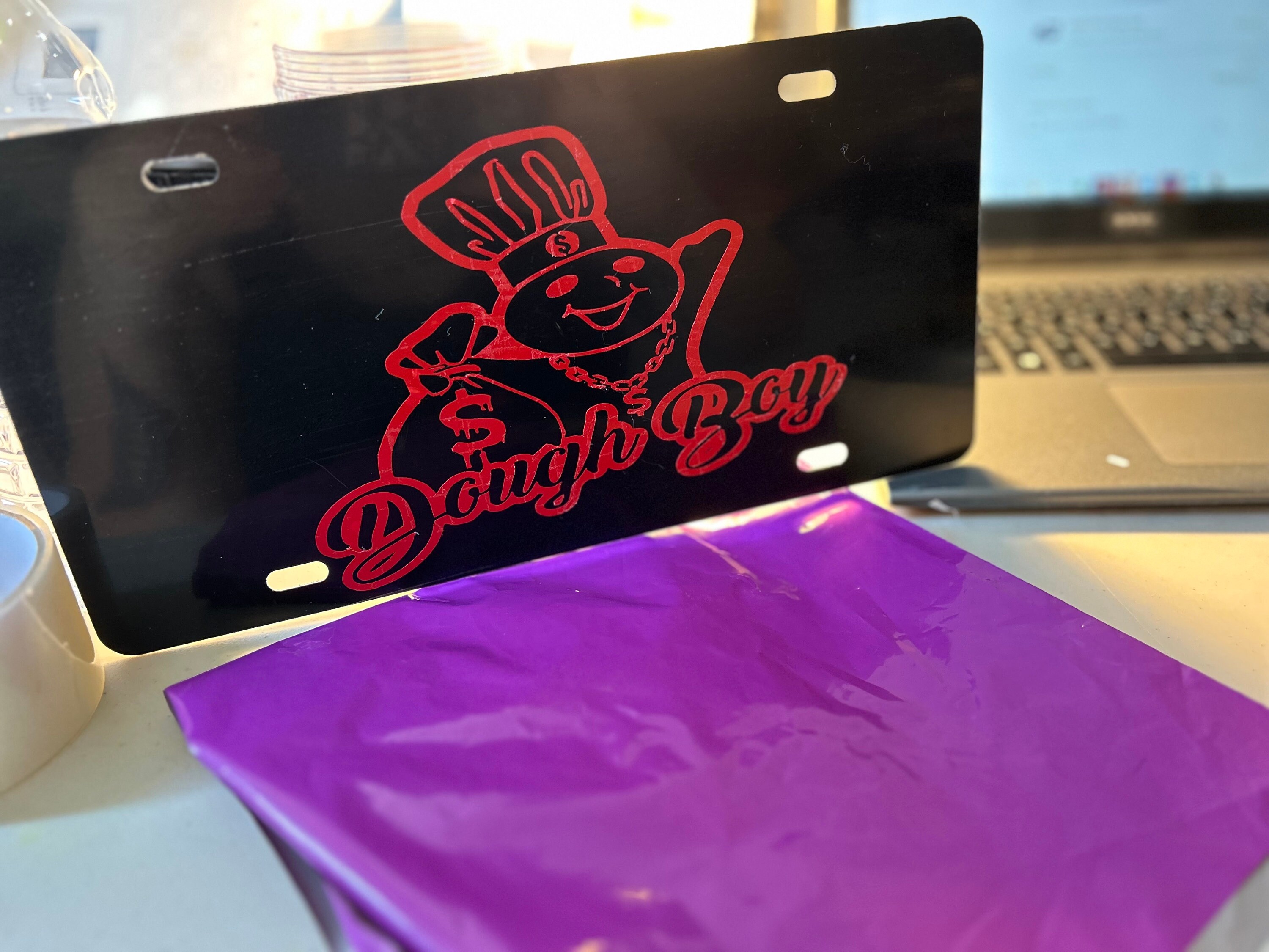 Dough Boy/ Dough Girl License Plate - License Plate/ - Etsy