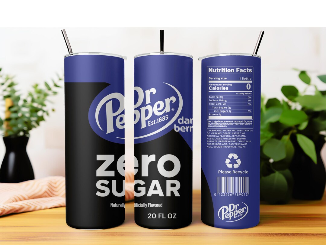 Dark Berry Zero Soda Tumbler Wraps, 20oz Tumbler - Etsy